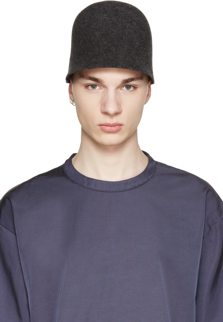 Robert Geller: Grey The Jacobs Hat | SSENSE UK