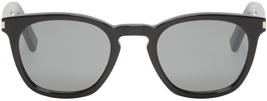 Saint Laurent: Black SL 28 Sunglasses | SSENSE UK