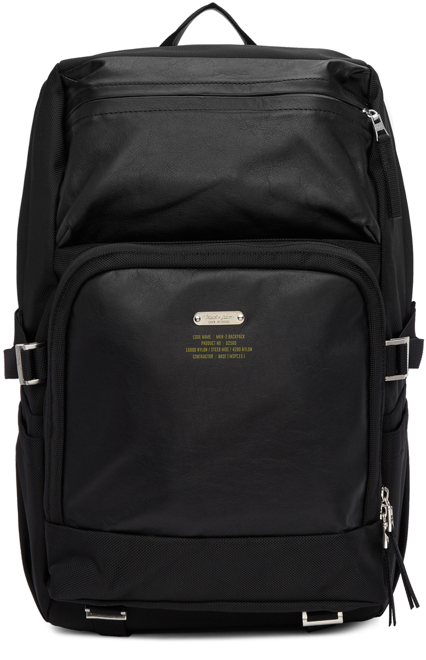 Master-Piece Co: Black Spec Backpack | SSENSE