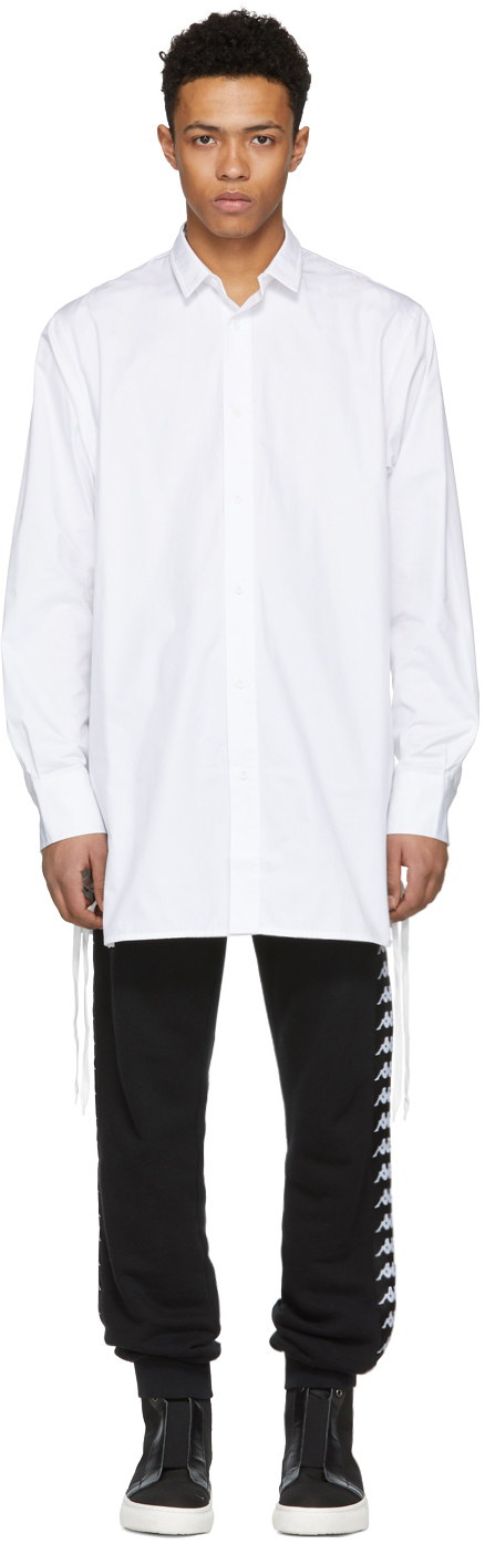 D by D: White Side String Shirt | SSENSE