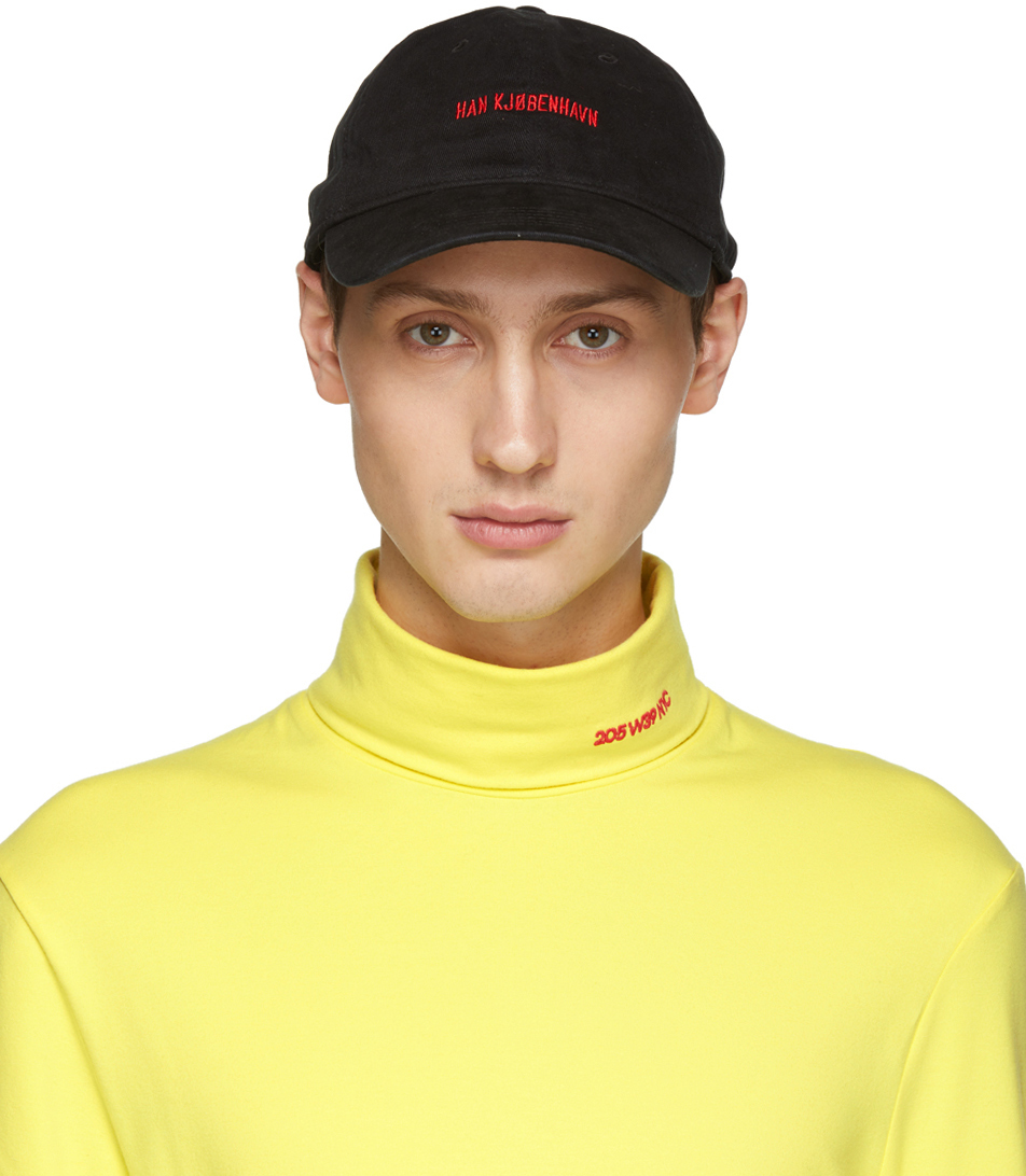 Han Kjobenhavn: Black Logo Cap | SSENSE