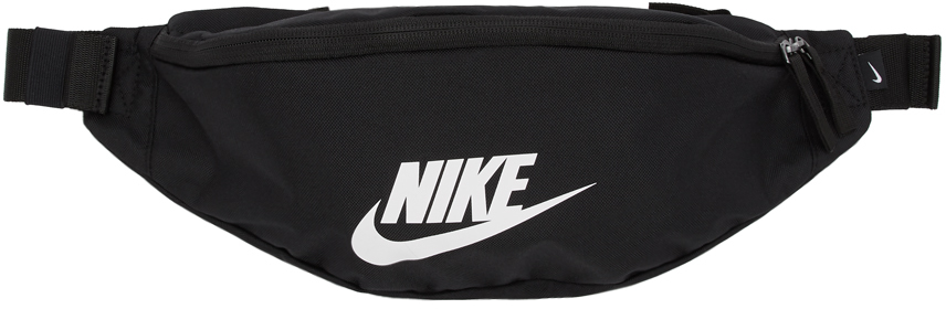 Nike: Black Heritage Pouch | SSENSE Canada