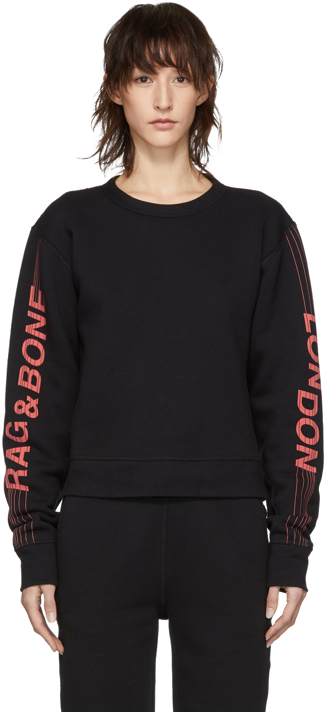 rag & bone: Black 'London' Sweatshirt | SSENSE