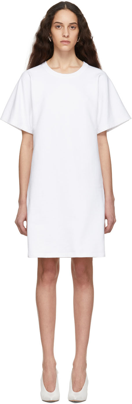 A_Plan_Application: White T-Shirt Dress | SSENSE Canada