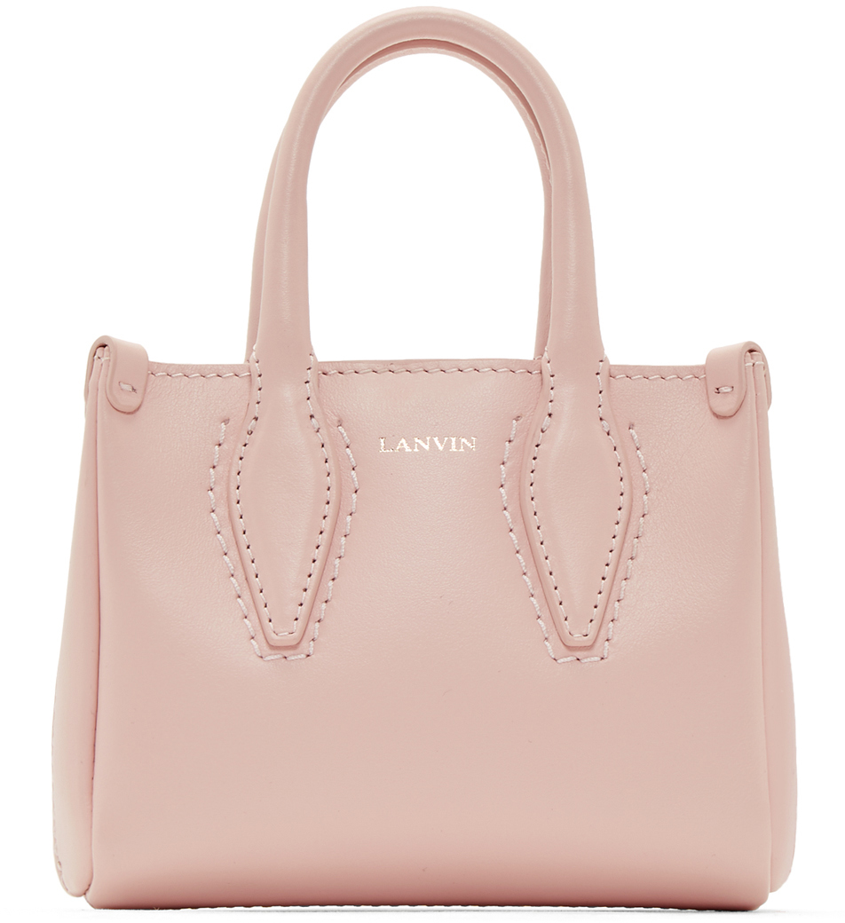 Lanvin: Pink Micro Journée Bag | SSENSE UK