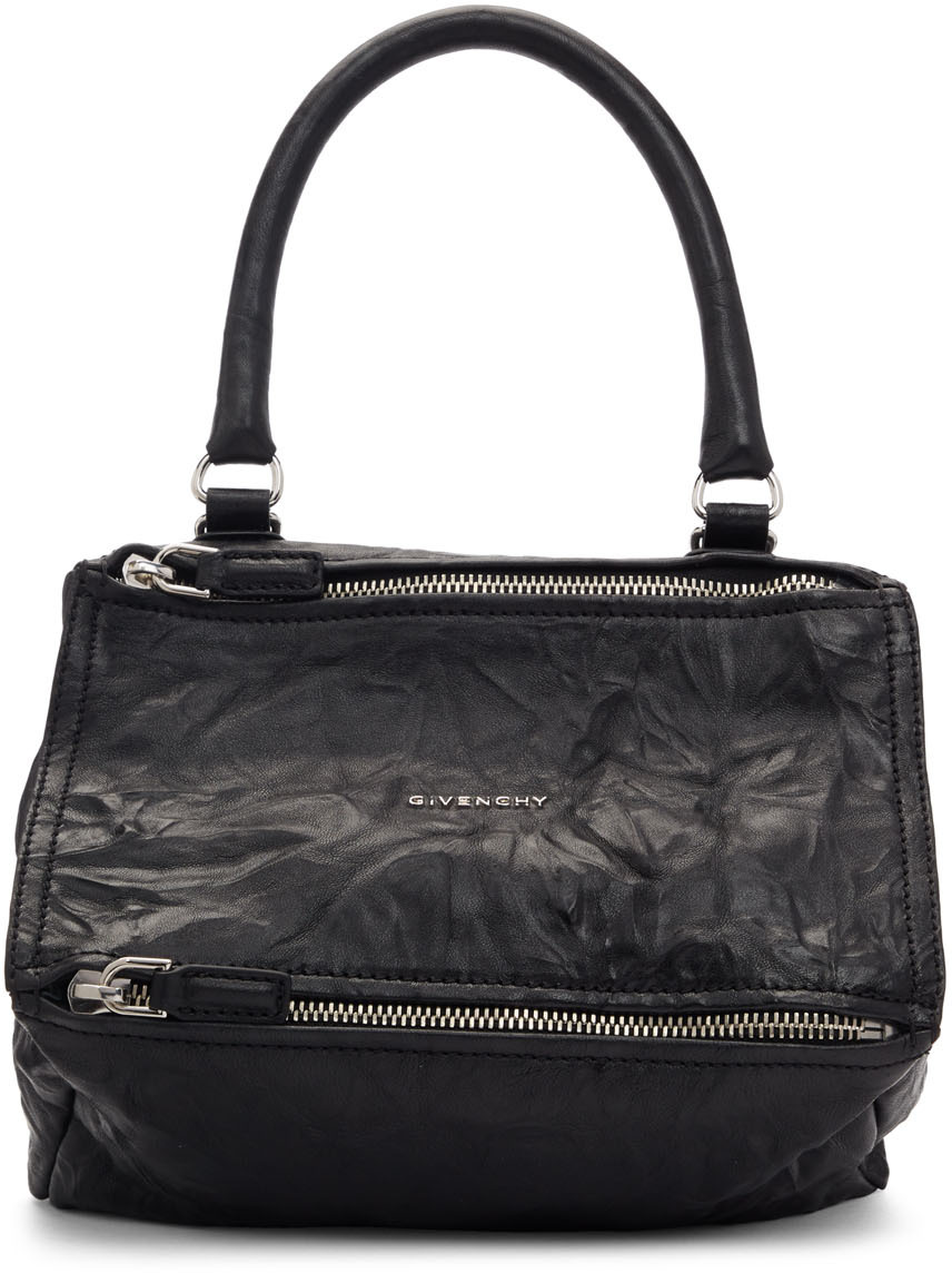 Givenchy: Black Small Pandora Bag | SSENSE Canada
