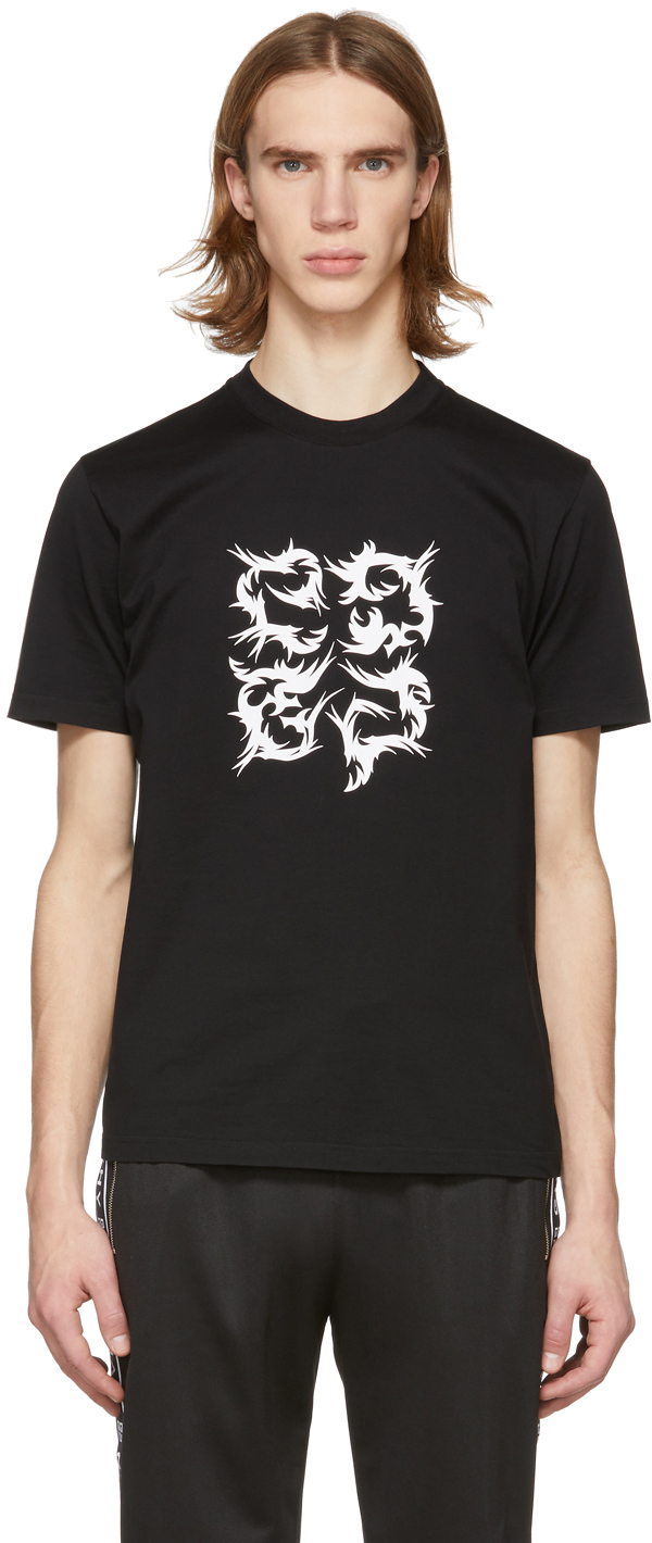 Givenchy: Black 4G Slim Fit T-Shirt | SSENSE