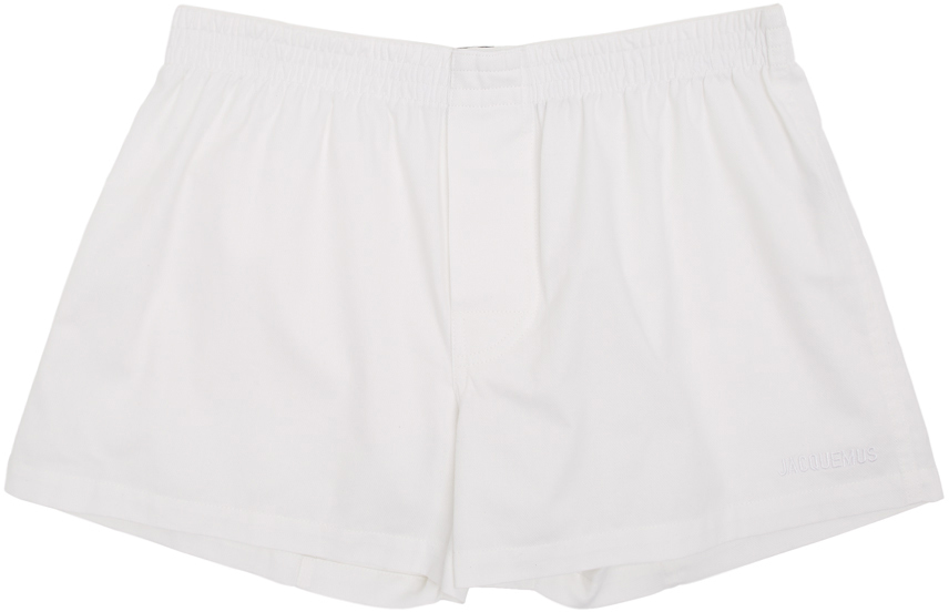 Jacquemus: White 'Le Caleçon' Boxers | SSENSE UK