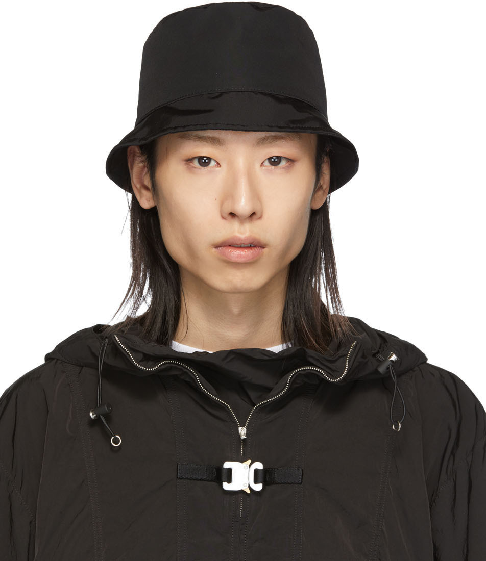 1017 ALYX 9SM: Black Hunter Bucket Hat | SSENSE UK