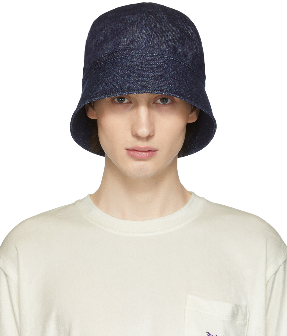 NEEDLES: Indigo Sailor Hat | SSENSE