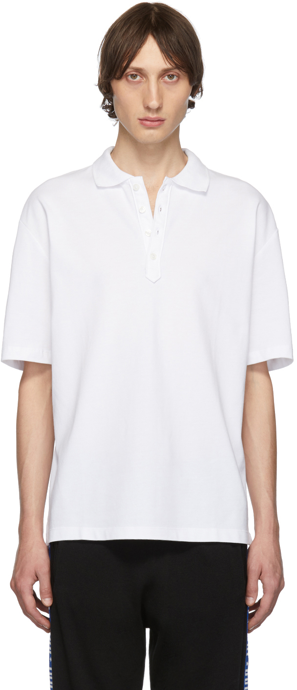 Diesel: 白色 T-Plato-Pop Polo 衫 | SSENSE