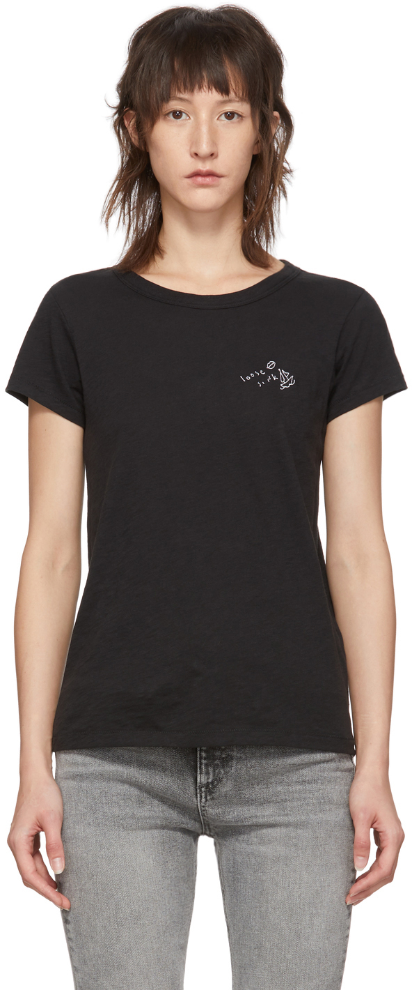 rag & bone: Black Ships T-Shirt | SSENSE
