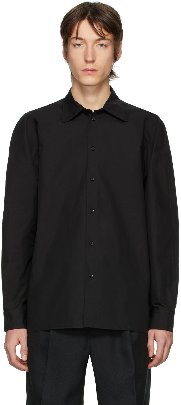 Random Identities: Black Button-Up Shirt | SSENSE