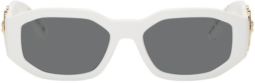 Versace: White Medusa Biggie Sunglasses | SSENSE