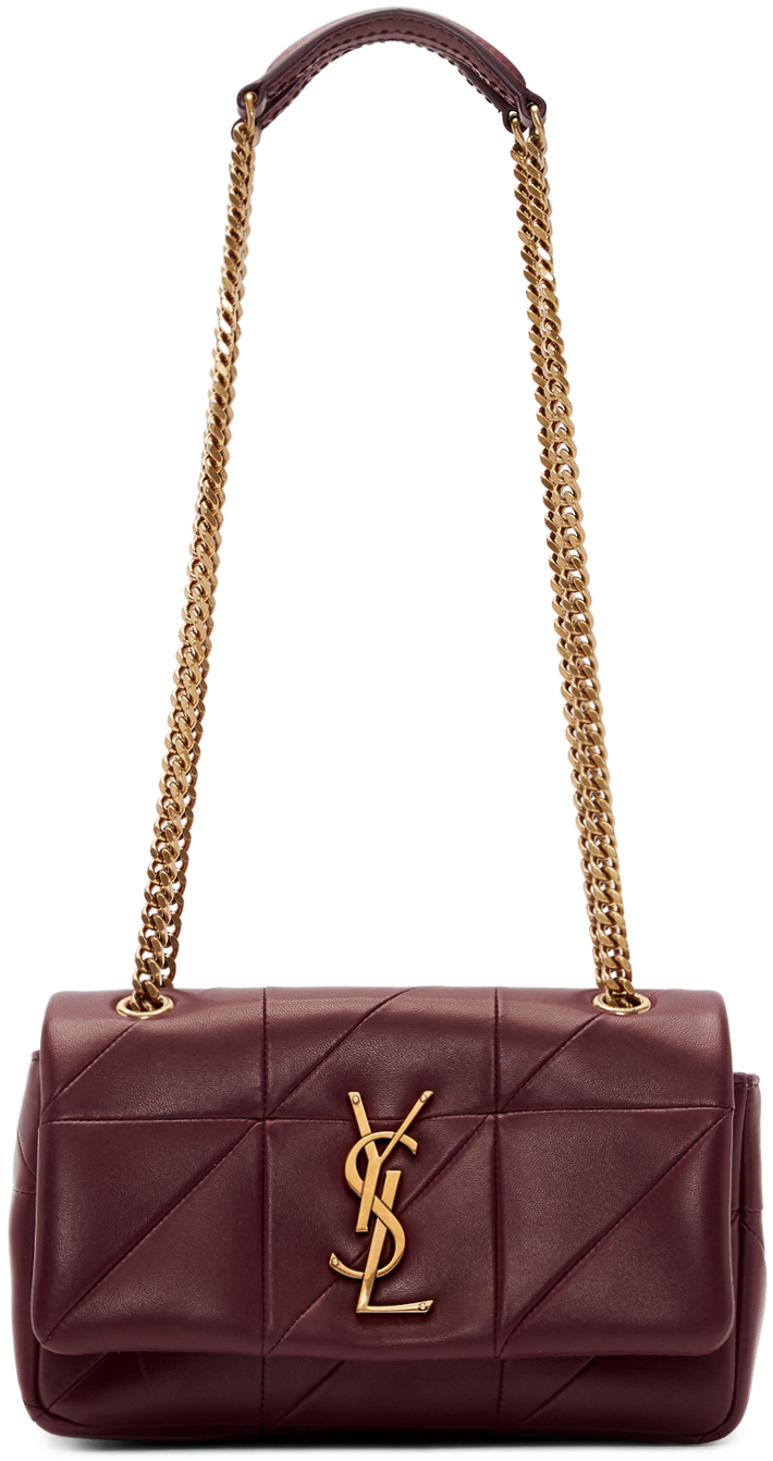 Saint Laurent: Red Small Jamie Bag | SSENSE UK Saint Laurent: Red Small Jamie Bag | SSENSE UK