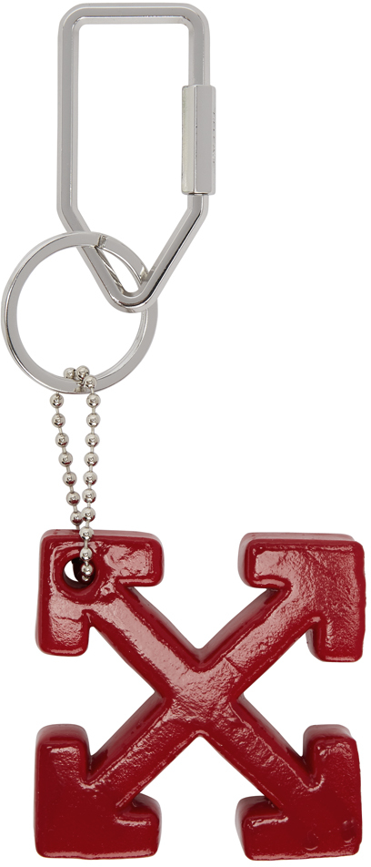 Off-White: Red Arrows Keyring | SSENSE