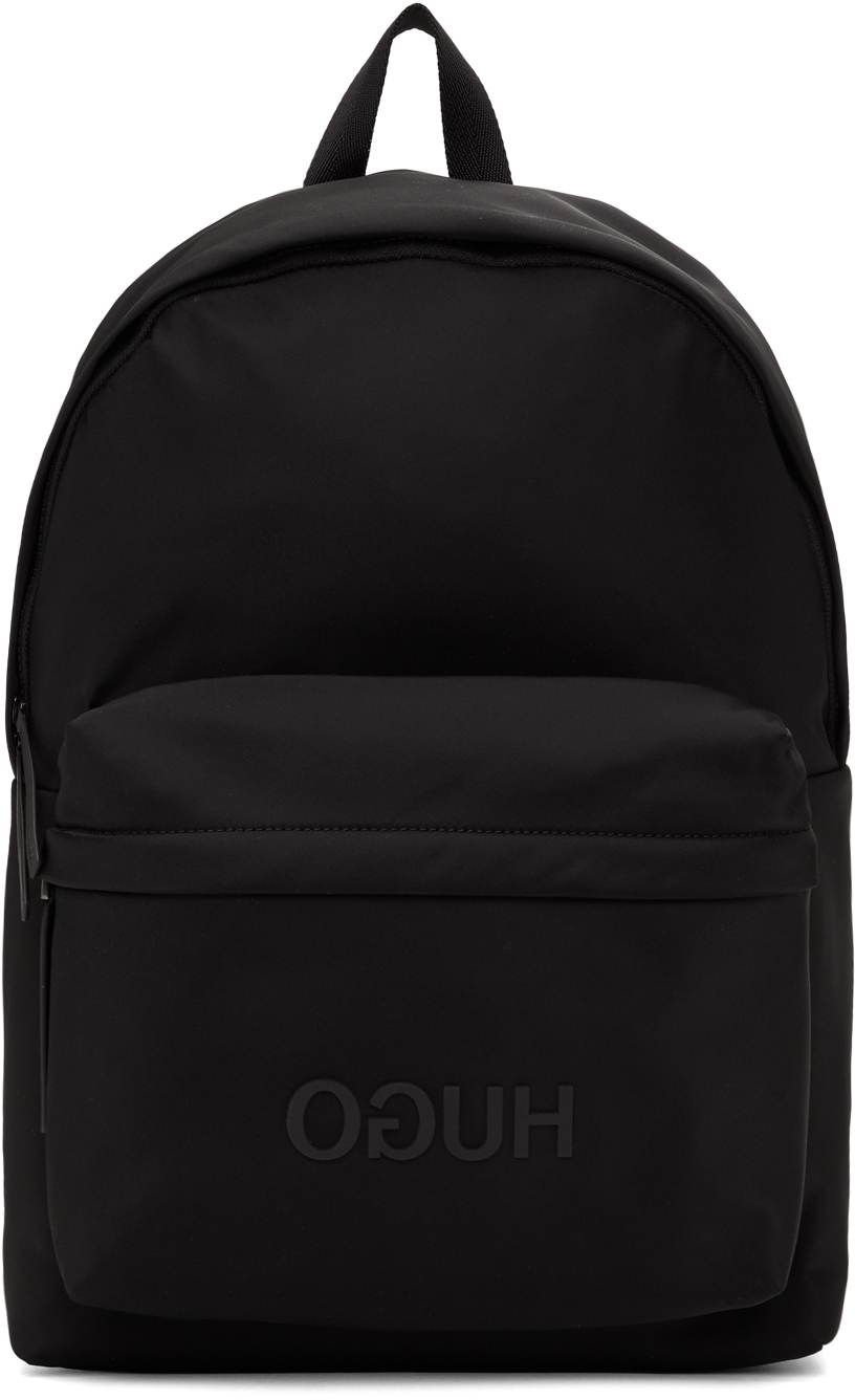 Hugo: Black Record Backpack | SSENSE 대한민국