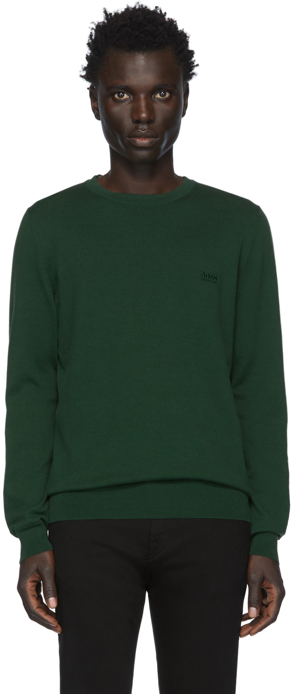 BOSS: Green Pacas-L Sweater | SSENSE UK