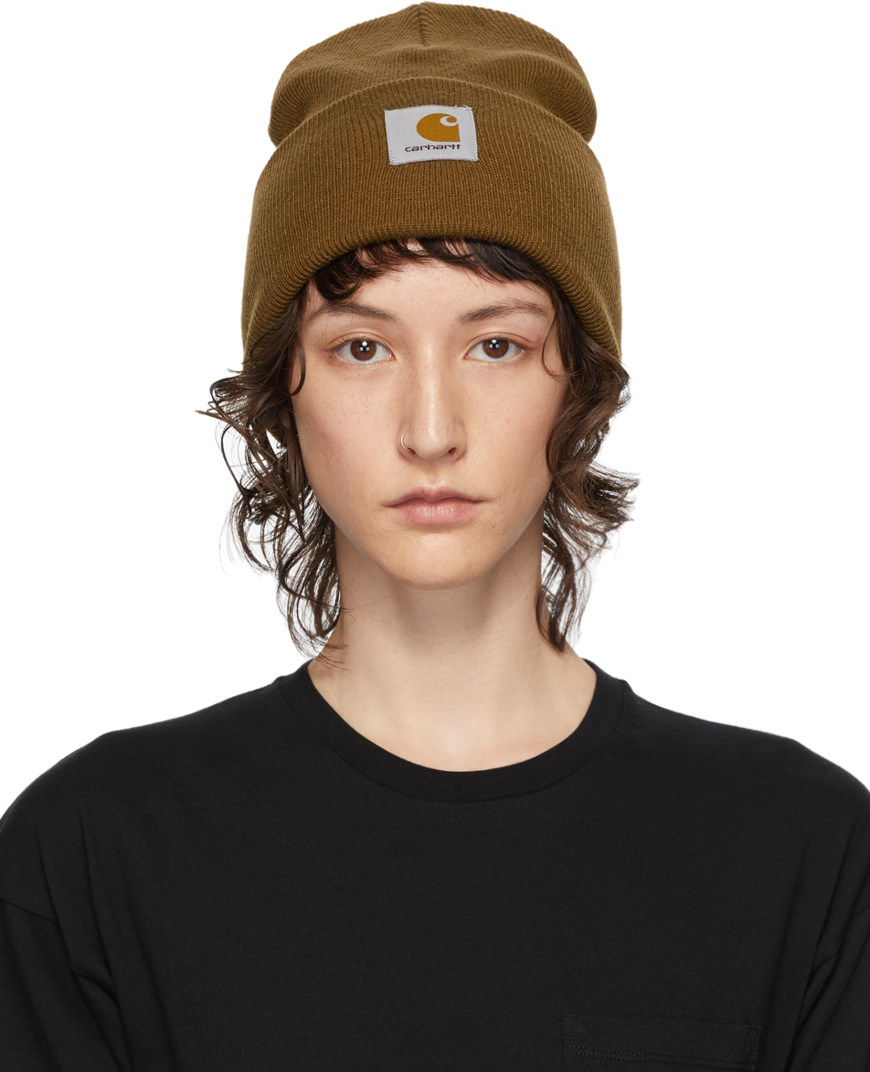 Carhartt Work In Progress: Brown Watch Beanie | SSENSE Canada
