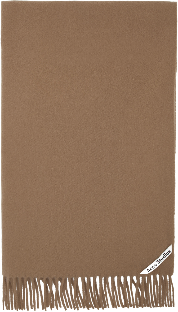 Acne Studios: Brown Canada New Scarf | SSENSE Canada