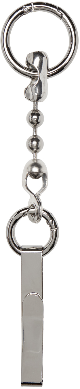 Martine Ali: Silver Ball Keychain | SSENSE Canada
