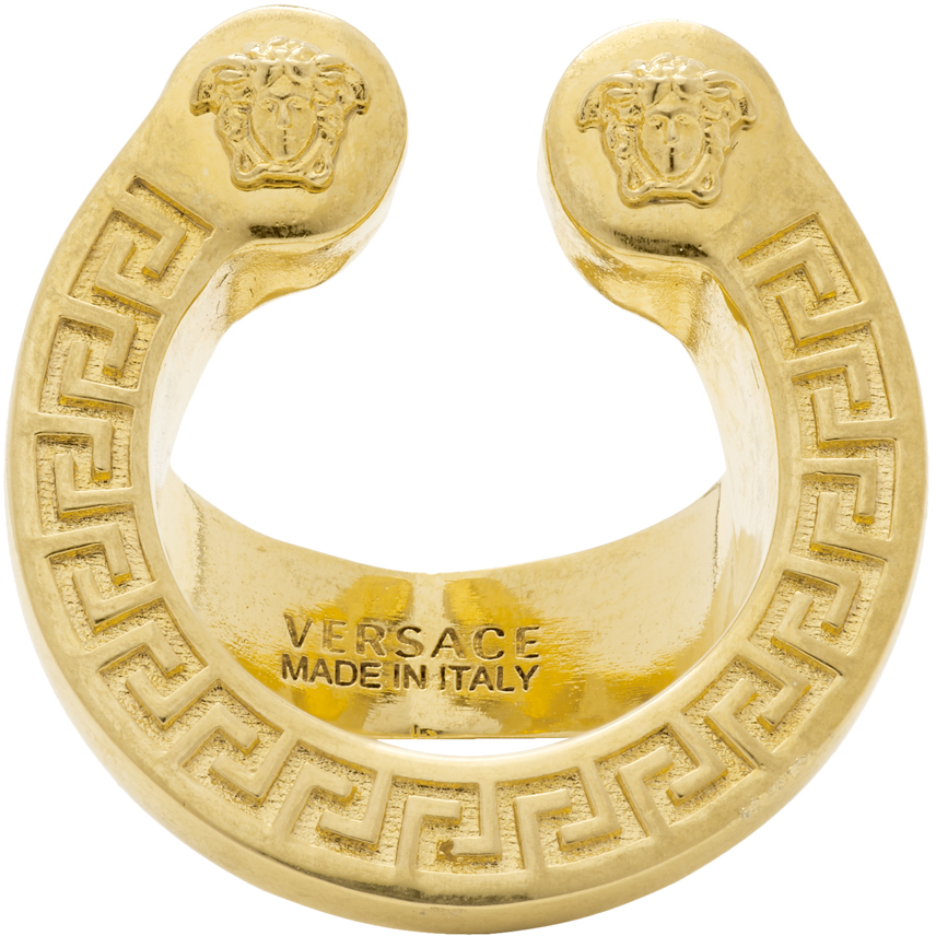 Versace: Gold Rodeo Ring | SSENSE