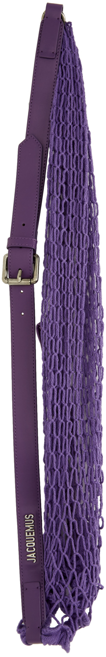 Jacquemus: Purple 'Le Sac Filet' Tote | SSENSE