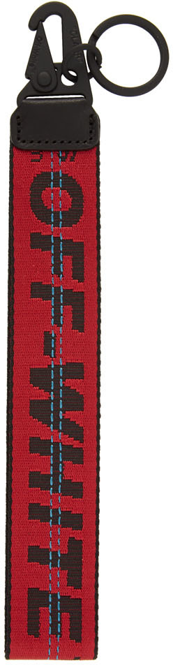Off-White: SSENSE Exclusive Red Industrial Keychain | SSENSE