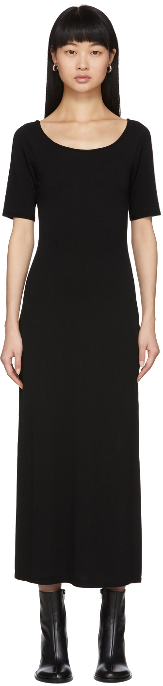 LEMAIRE: Black Second Skin Dress | SSENSE Canada