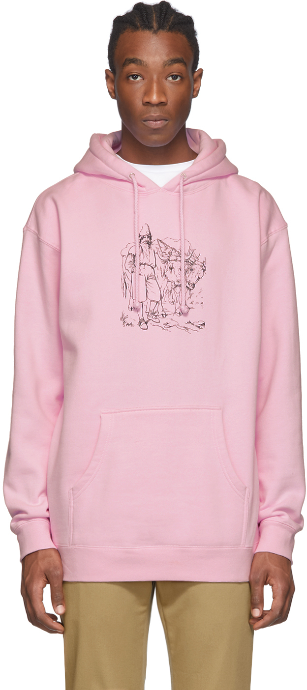 Sies Marjan: Pink AMO Edition Pastoral Hoodie | SSENSE Sies Marjan: Pink AMO Edition Pastoral Hoodie | SSENSE