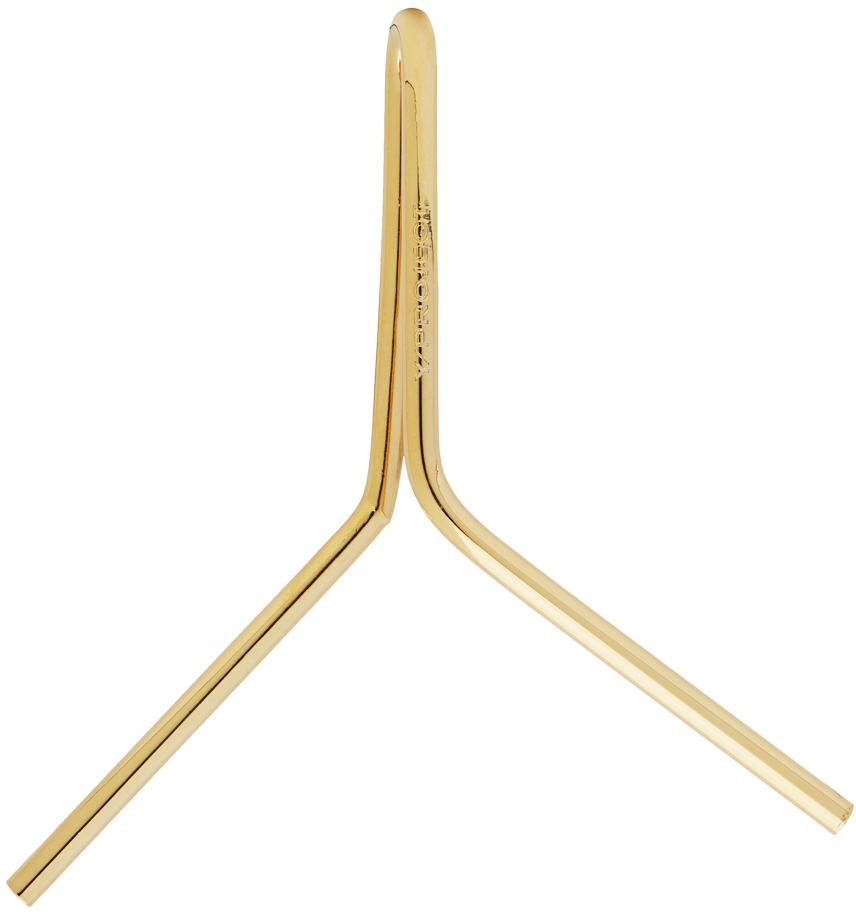 Y/Project: Gold Y Ear Cuffs | SSENSE Canada