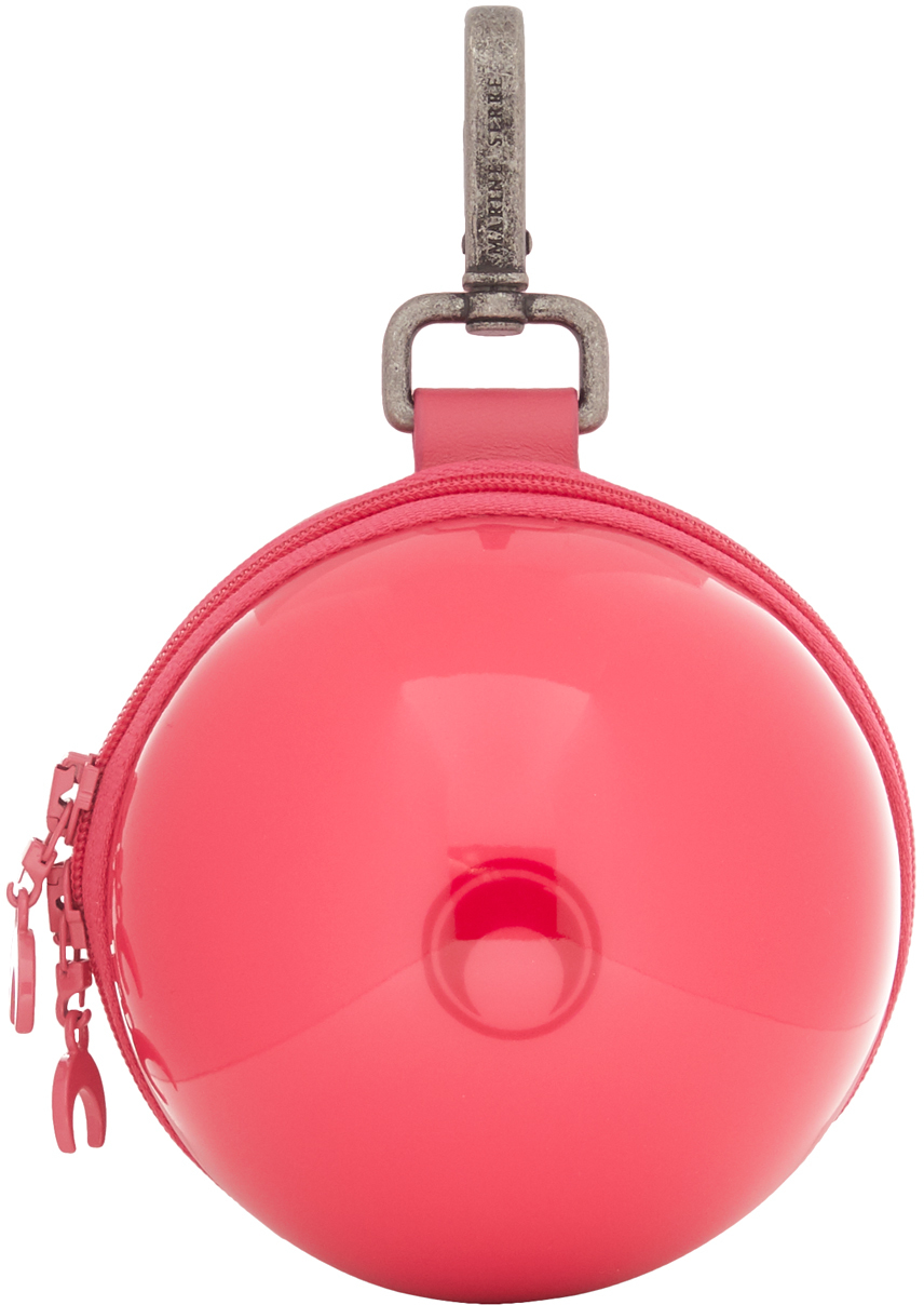 Marine Serre: Pink Micro Ball Bag | SSENSE