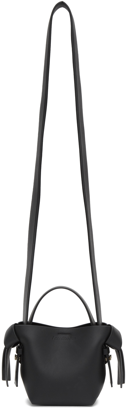 Acne Studios: Black Musubi Micro Bag | SSENSE UK