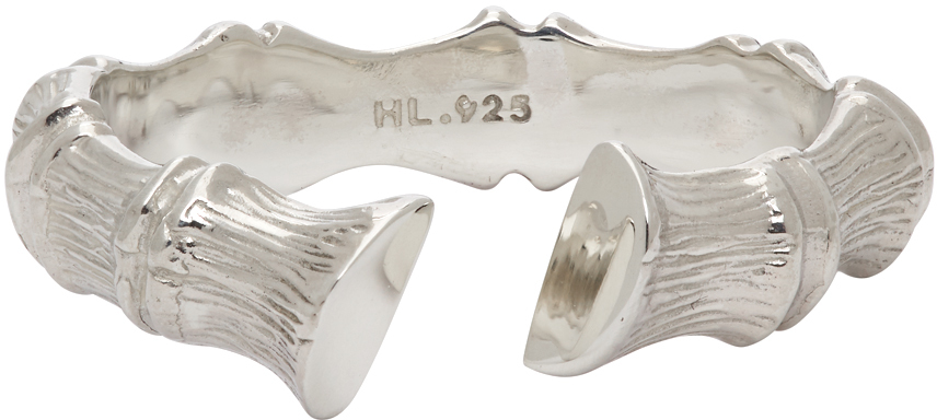 Hatton Labs: Silver Bones Ring | SSENSE Canada