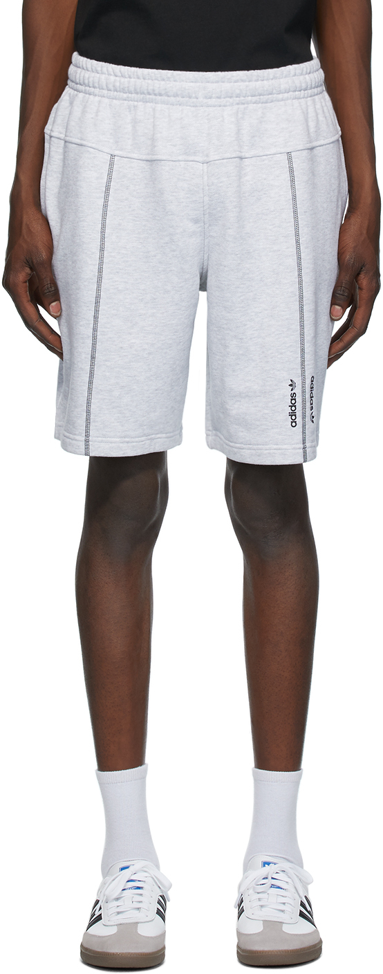 adidas Originals: Grey Crew Shorts | SSENSE