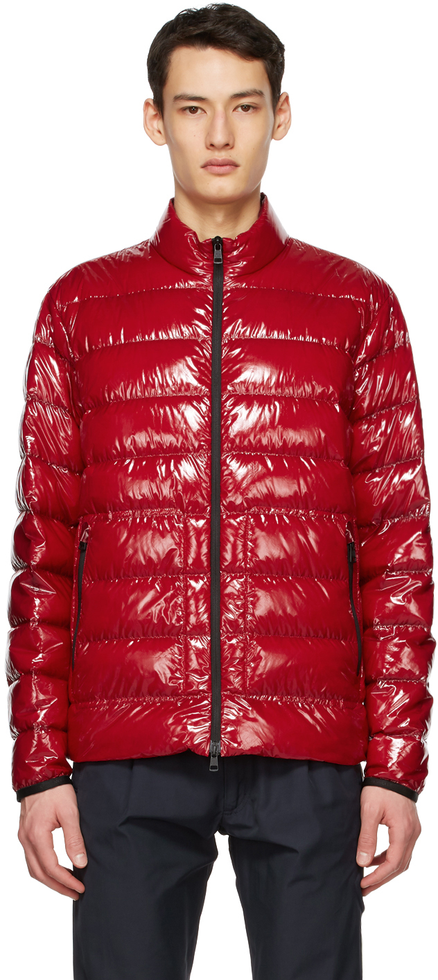 Moncler Red Down Agar Jacket