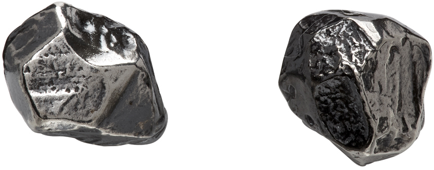 Chin Teo: Silver Nyx Shadow Earrings | SSENSE