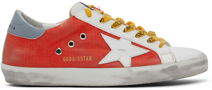 Buy red golden goose sneakers cheap online