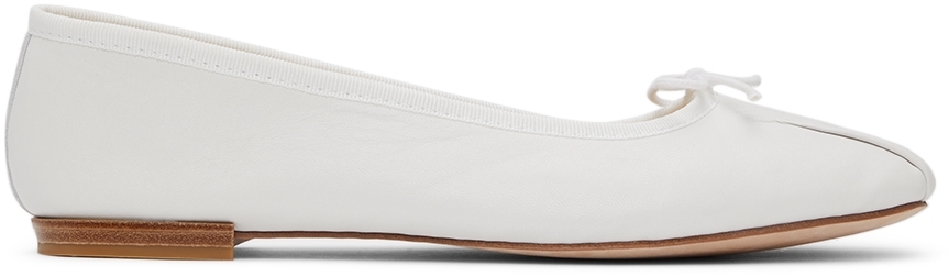 Repetto White Remy Ballerina Flats