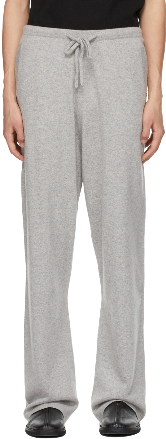 extreme cashmere: Grey N°142 Run Lounge Pants | SSENSE