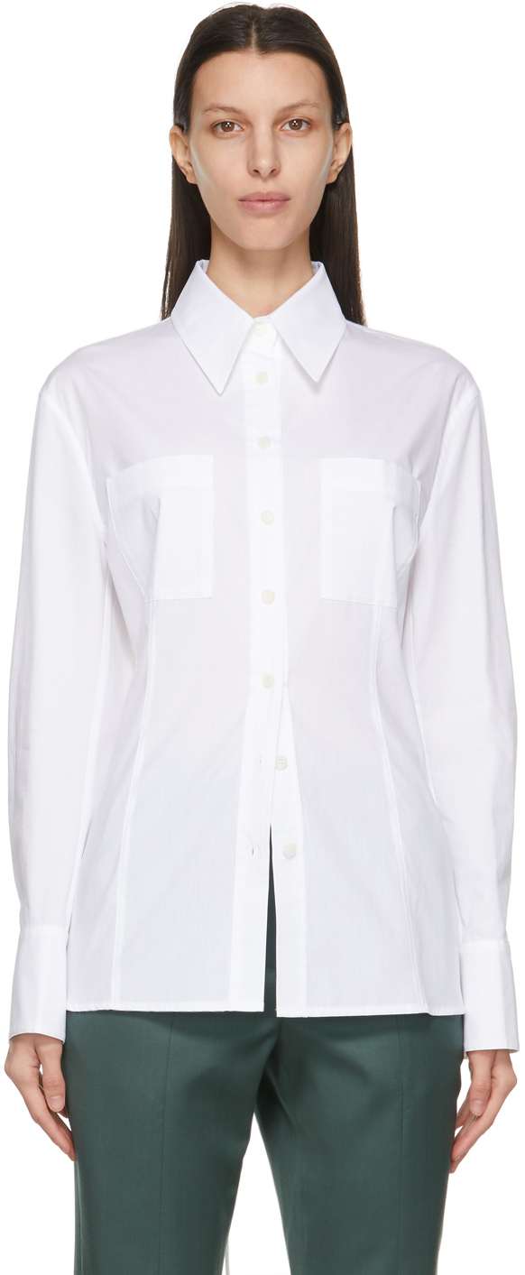 LVIR: White Back String Shirt | SSENSE