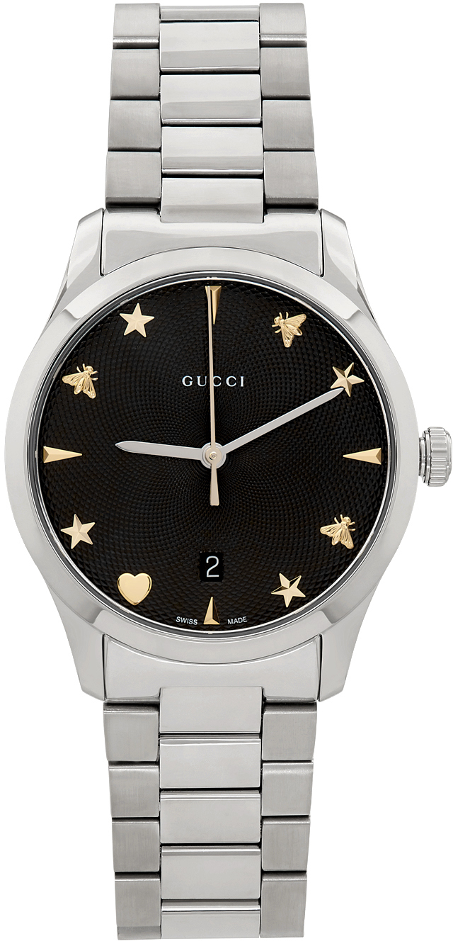 Gucci: Silver G-Timeless Iconic Watch | SSENSE