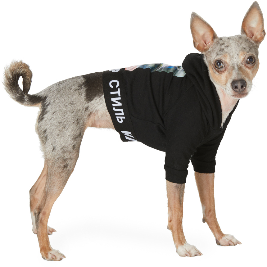 Black VIP Edition Bird Hoodie by Heron Preston | SSENSE