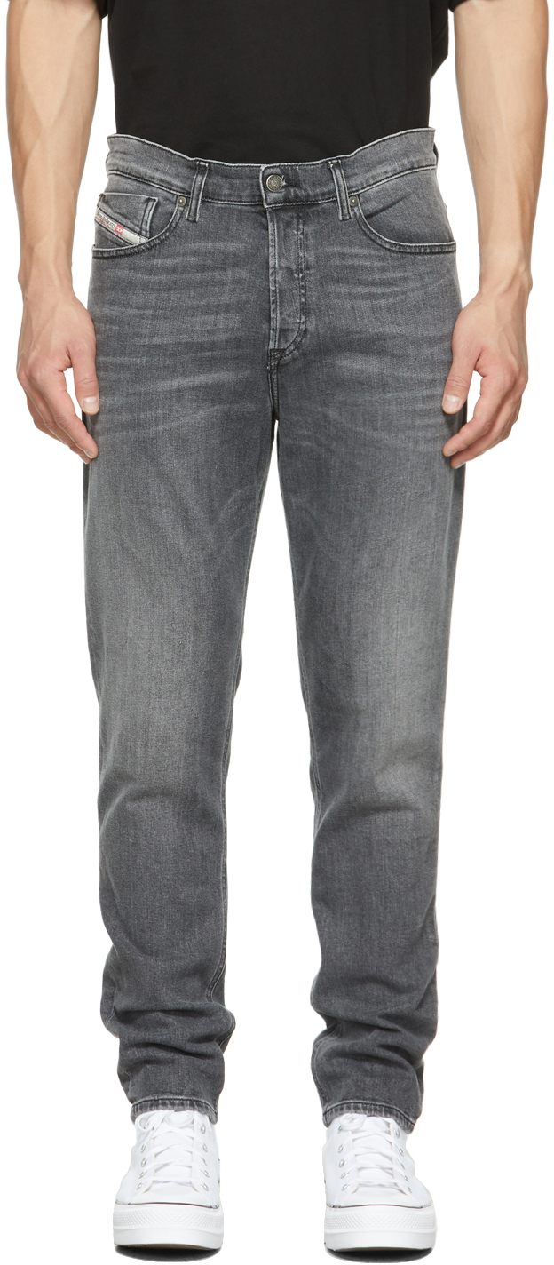 Grey D-Fining Jeans by Diesel on Sale