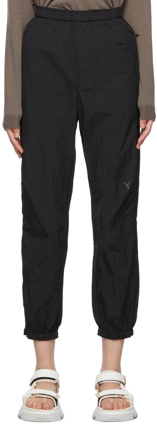 Y-3: Black Classic Light Shell Running Lounge Pants | SSENSE Canada