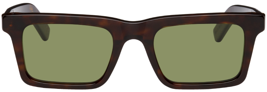 RETROSUPERFUTURE: Tortoiseshell Augusto Sunglasses | SSENSE