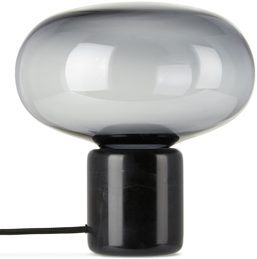 New Works Black & Grey Karl-johan Table Lamb | ModeSens