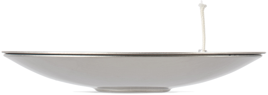 Mono Silver Small Concave Oil Lamp In N/a | ModeSens