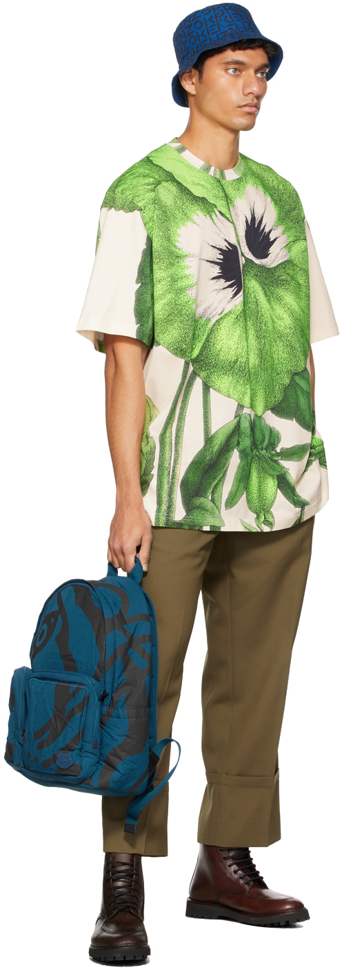 Kenzo Blue Tiger Backpack | Smart Closet