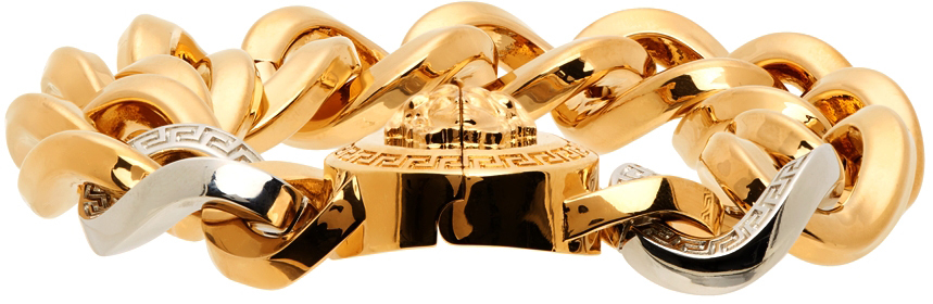 Versace Gold Medusa Chain Bracelet